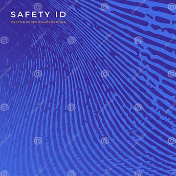 Futuristic Abstract Blue Background. Vector Linear Texture of Security ...