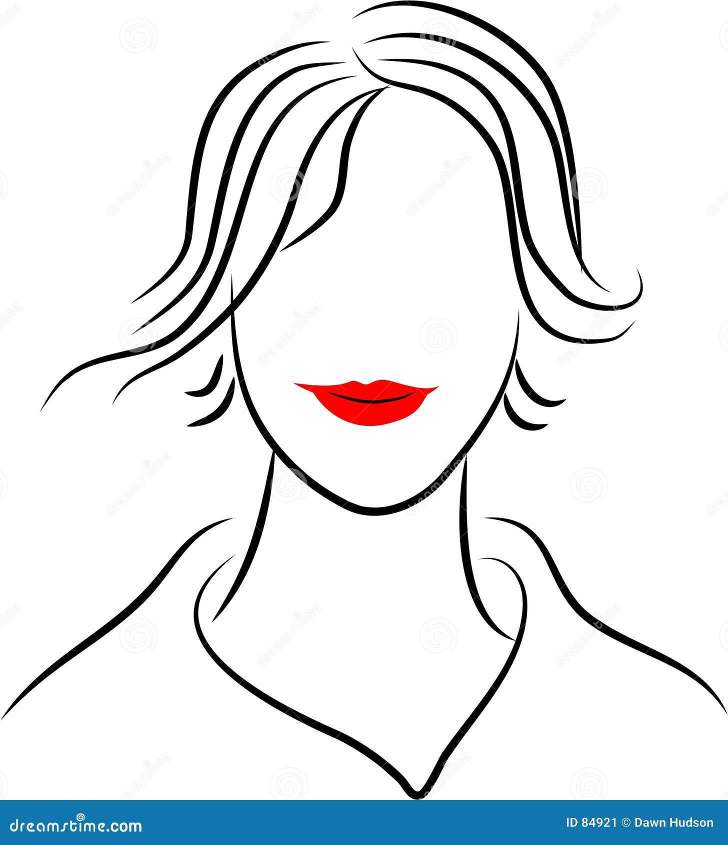 Line Lady stock vector. Illustration of lifestyle, person - 84921