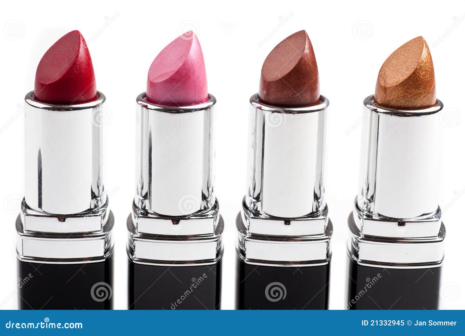 Line of Lipsticks with Different Colors Stock Image - Image of glamour ...