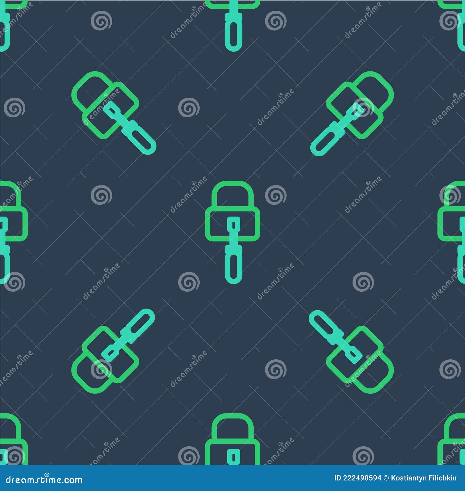 Line Lockpicks or Lock Picks for Lock Picking Icon Isolated Seamless ...