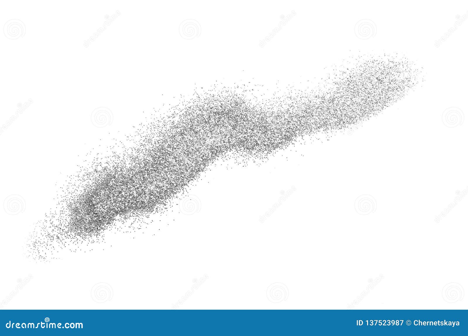 Line Made of Shiny Silver Glitter on White, Top View Stock Image ...
