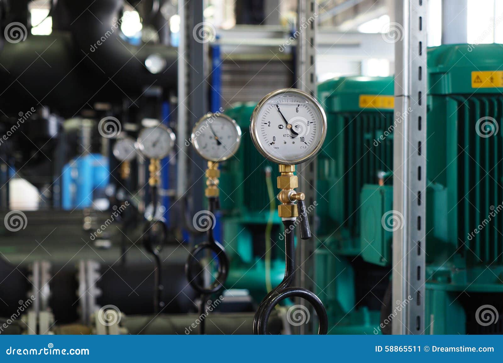 Line of manometers editorial photo. Image of indoors - 58865511