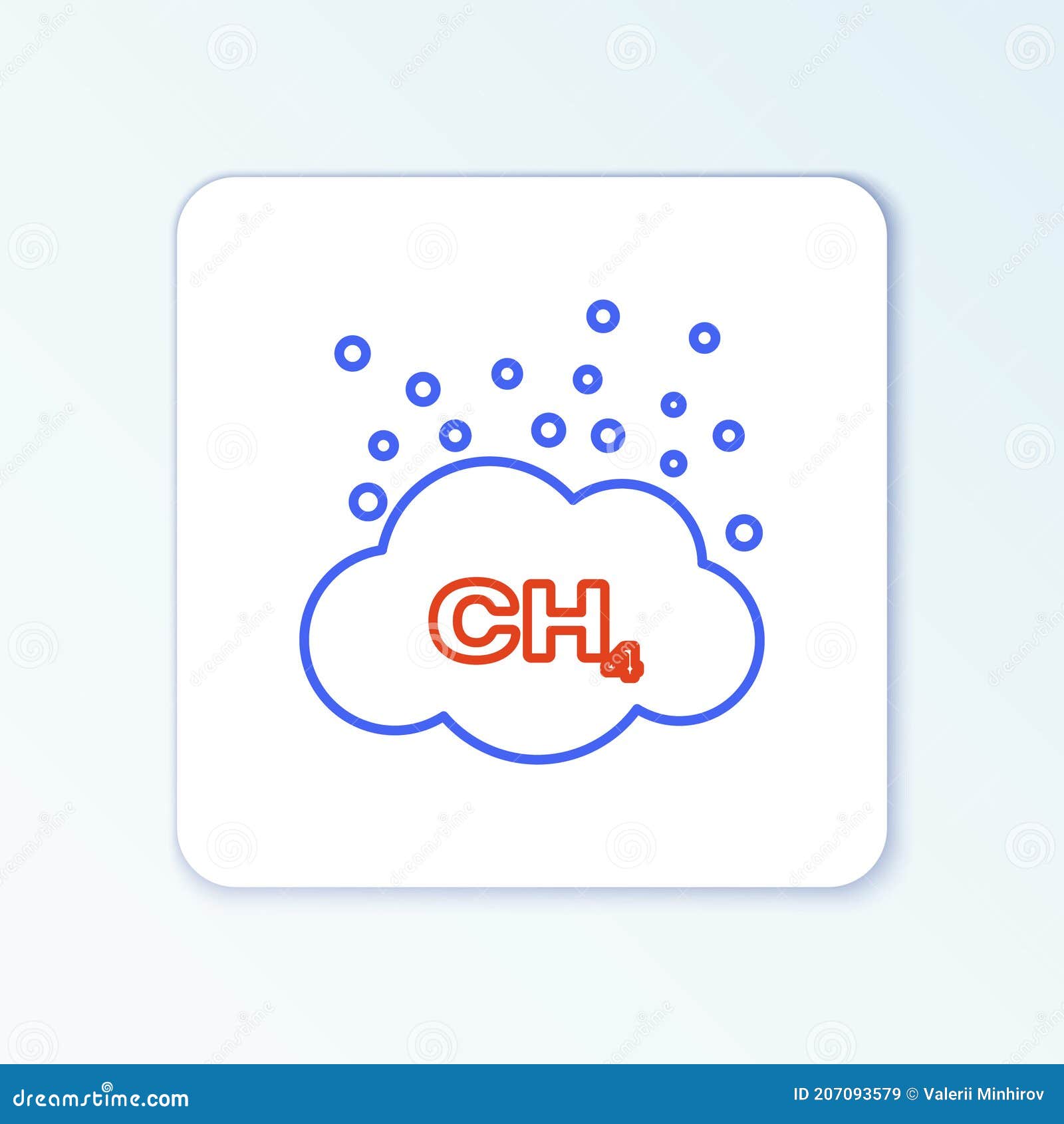 Methane Emissions, CH4 Line Icon Cartoon Vector | CartoonDealer.com ... Methane Emissions, CH4 Line Icon Cartoon Vector | CartoonDealer.com ...