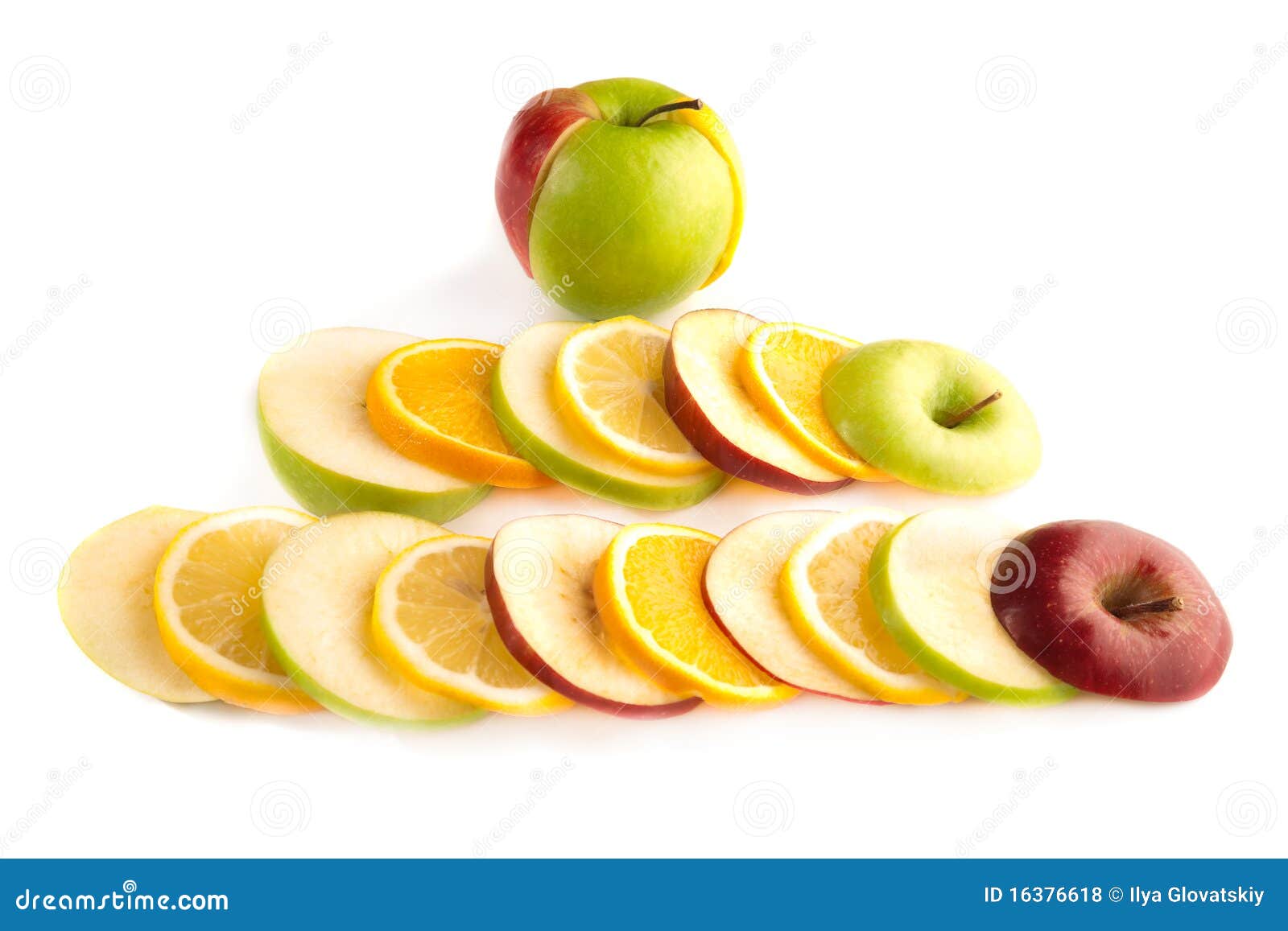 Line of mixed fruits stock photo. Image of fruit, freshness - 16376618