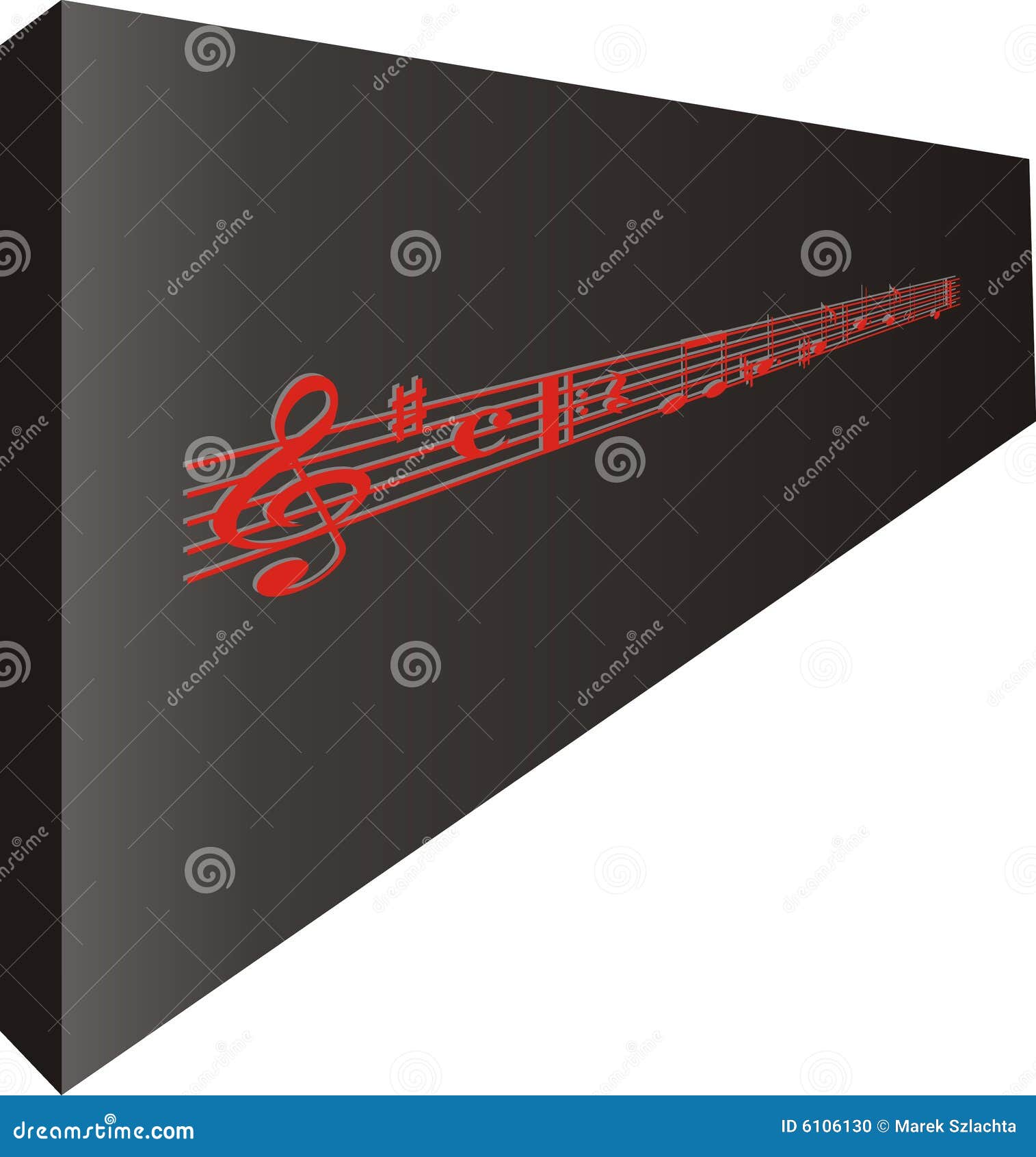 Line of music stock vector. Illustration of sheets, play - 6106130