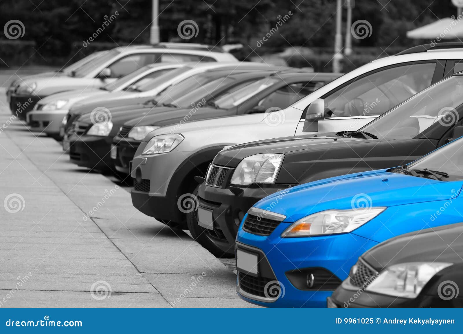 Line from the Passenger Cars Stock Image - Image of headlight, cars ...