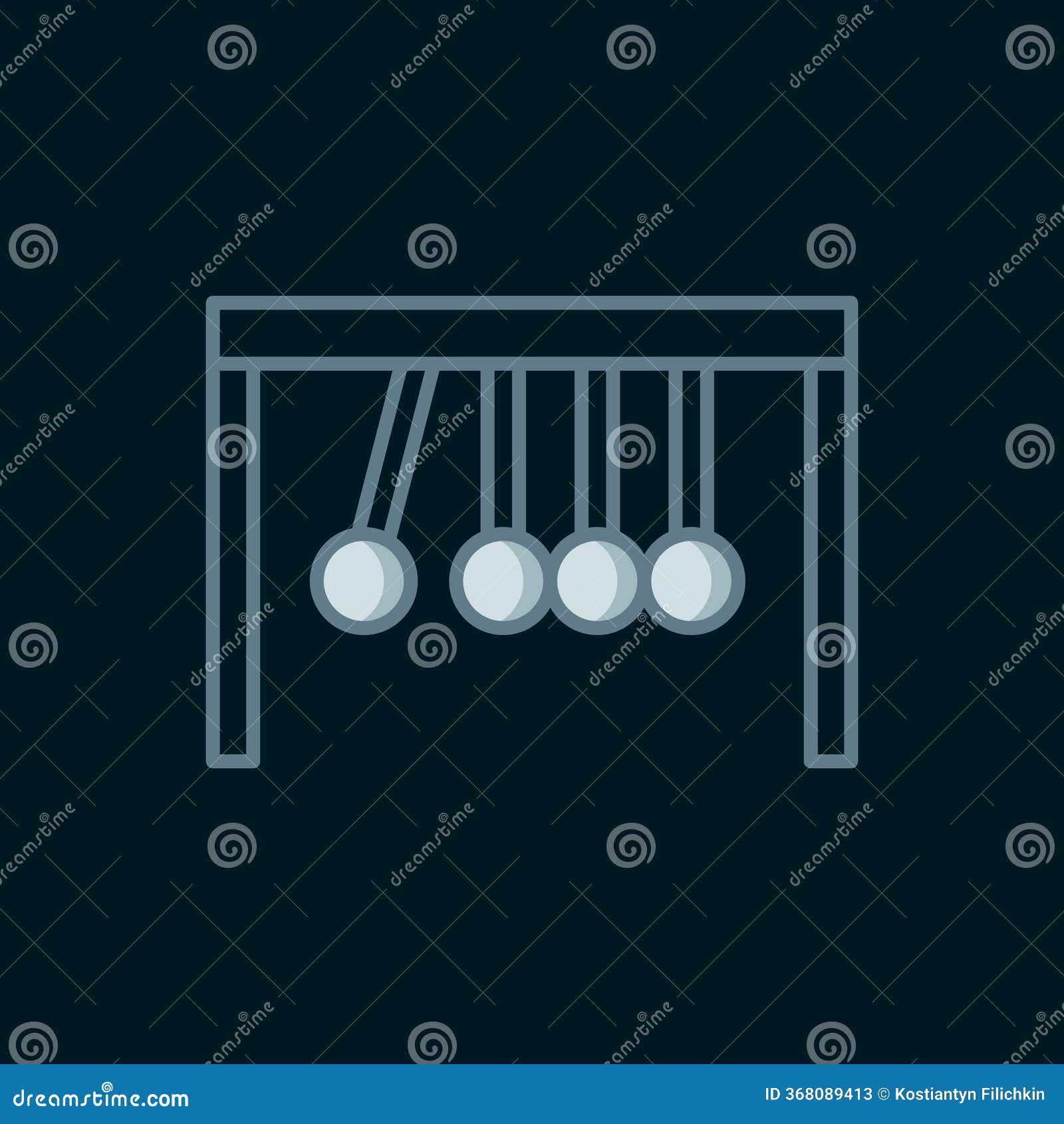 Pendulum Icon Vector Isolated On White Background, Pendulum Sign , Sign ...