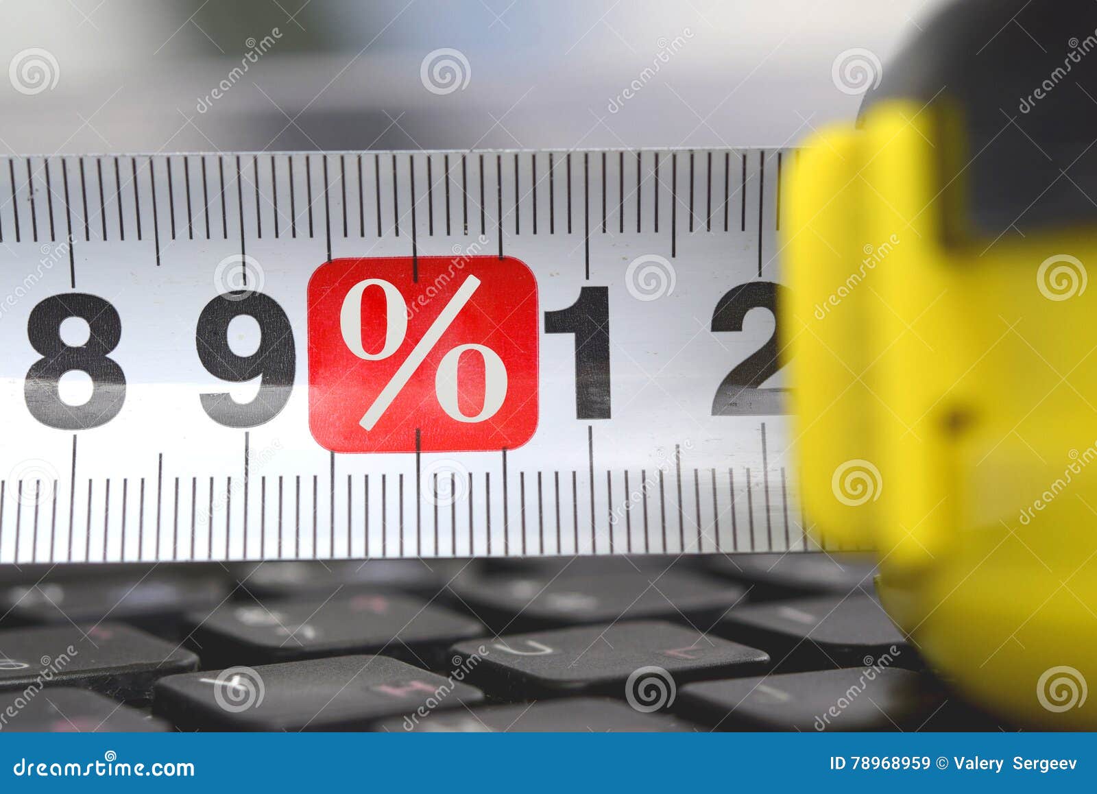 Line with a percent sign . stock image. Image of closeup - 78968959