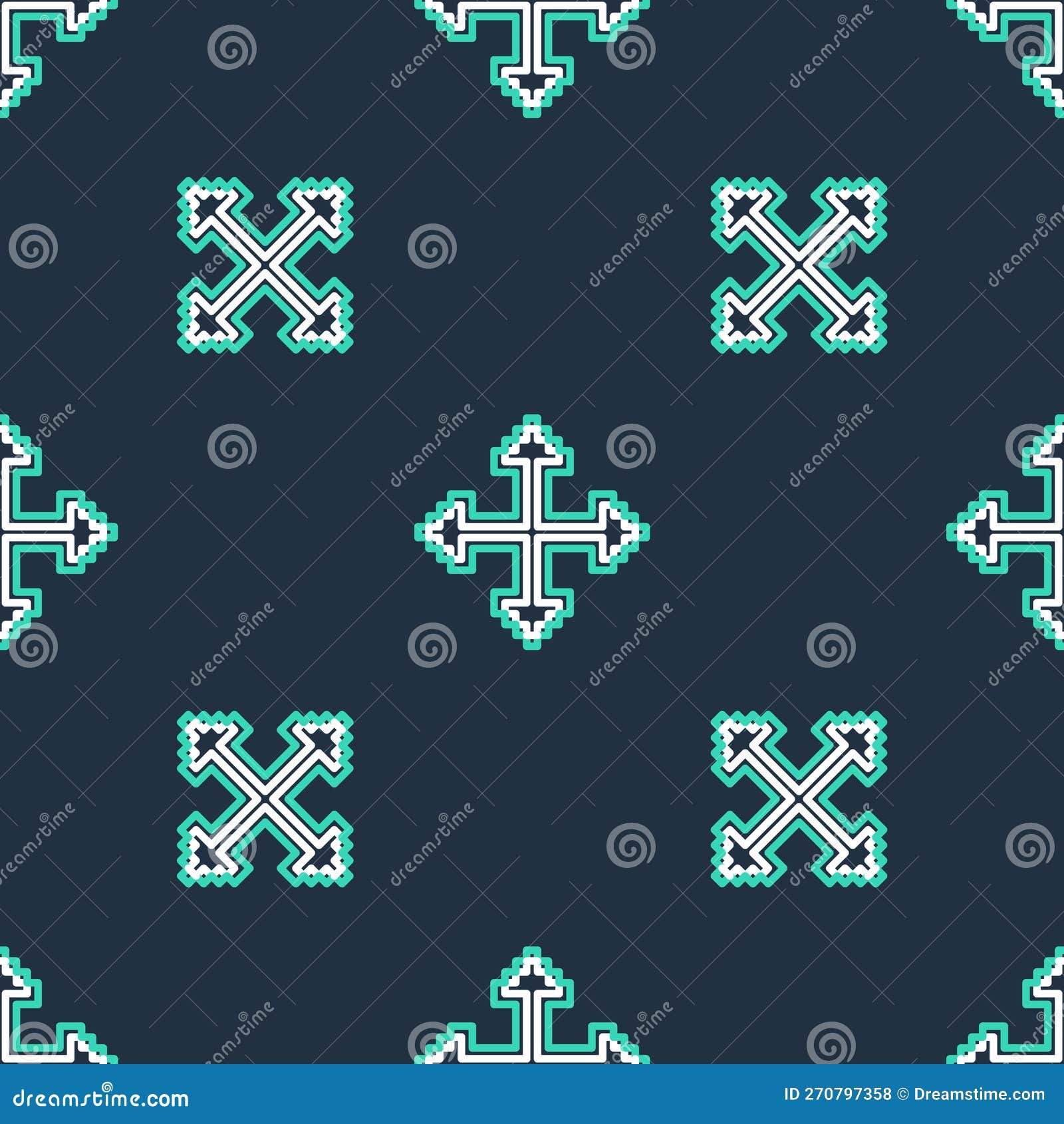 Set Pixel Arrows In Four Directions, Arrow, Open Book, Crossed Ruler ...