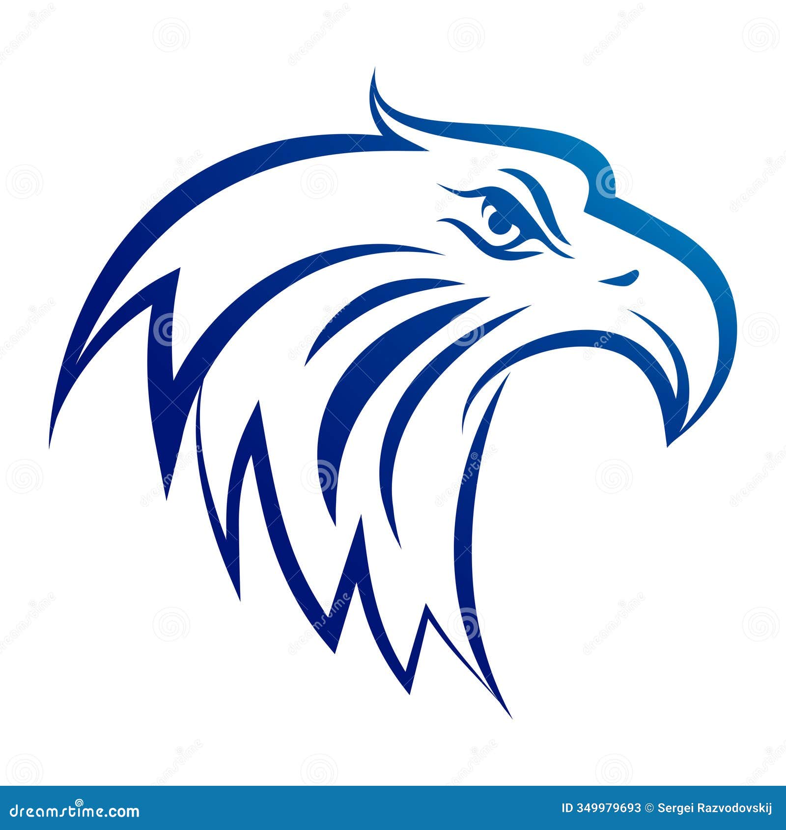 Eagle Over Pyramid Graphic, Powerful Symbol For Logos And Brand ...