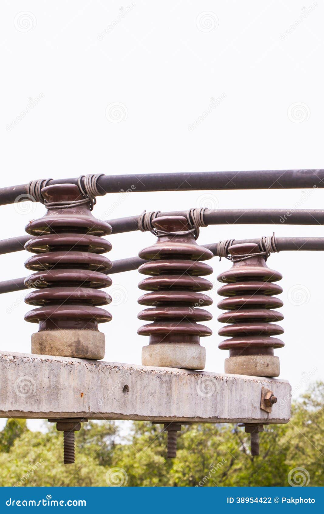 Line post insulator stock photo. Image of industrial - 38954422
