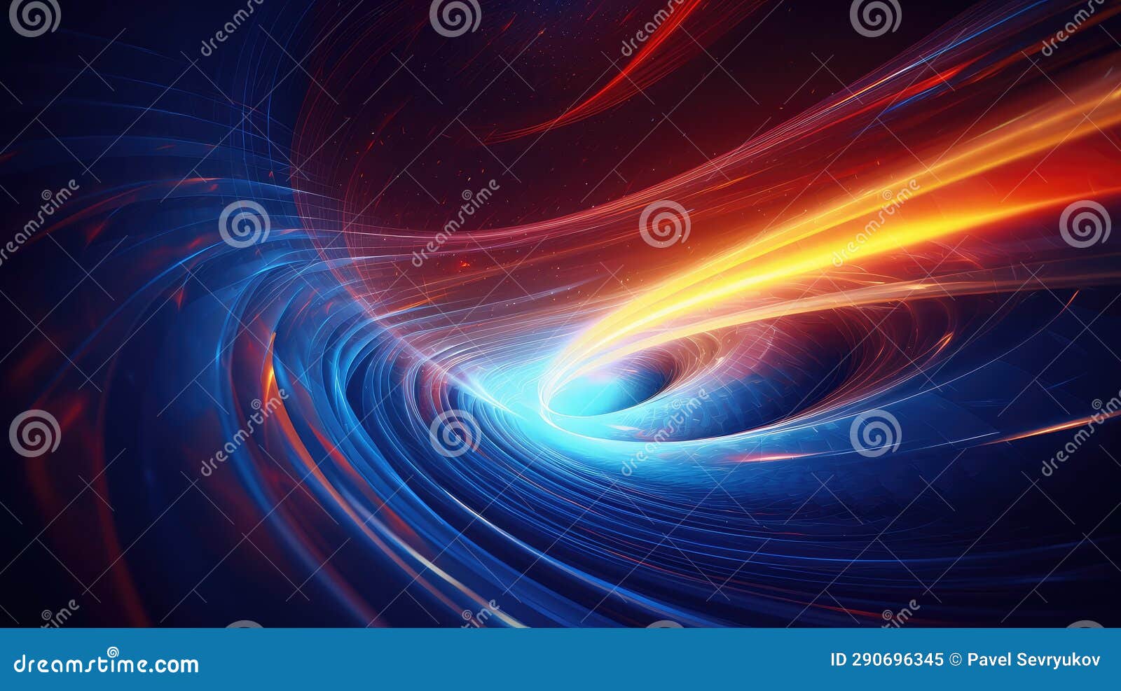 Line Pulsating Audio Vortex Stock Illustration - Illustration of ...