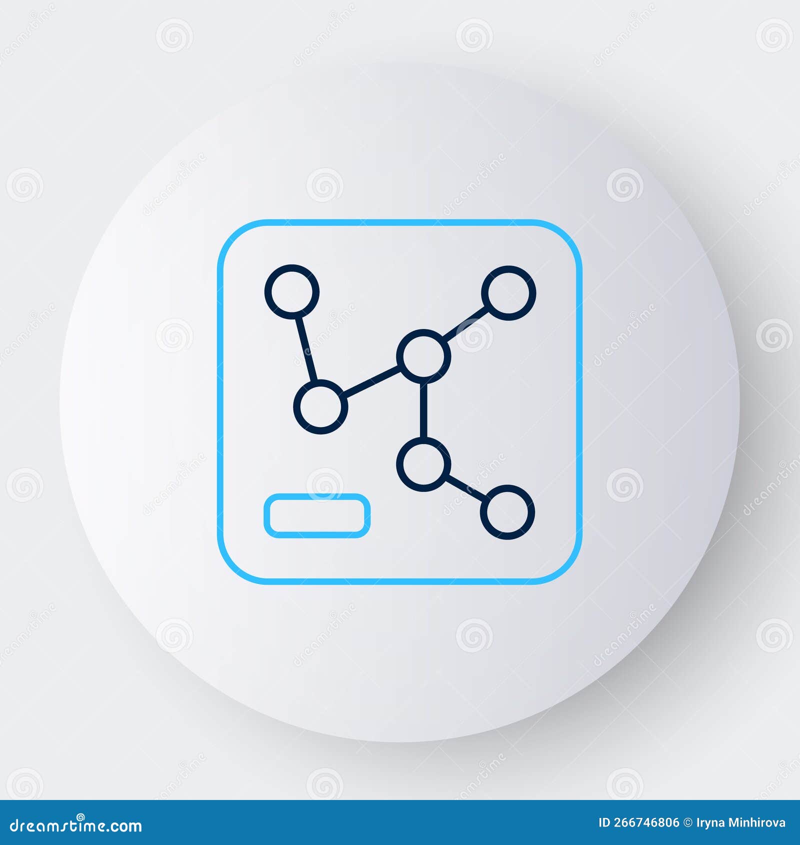 Line Railway Map Icon Isolated on White Background. Colorful Outline ...
