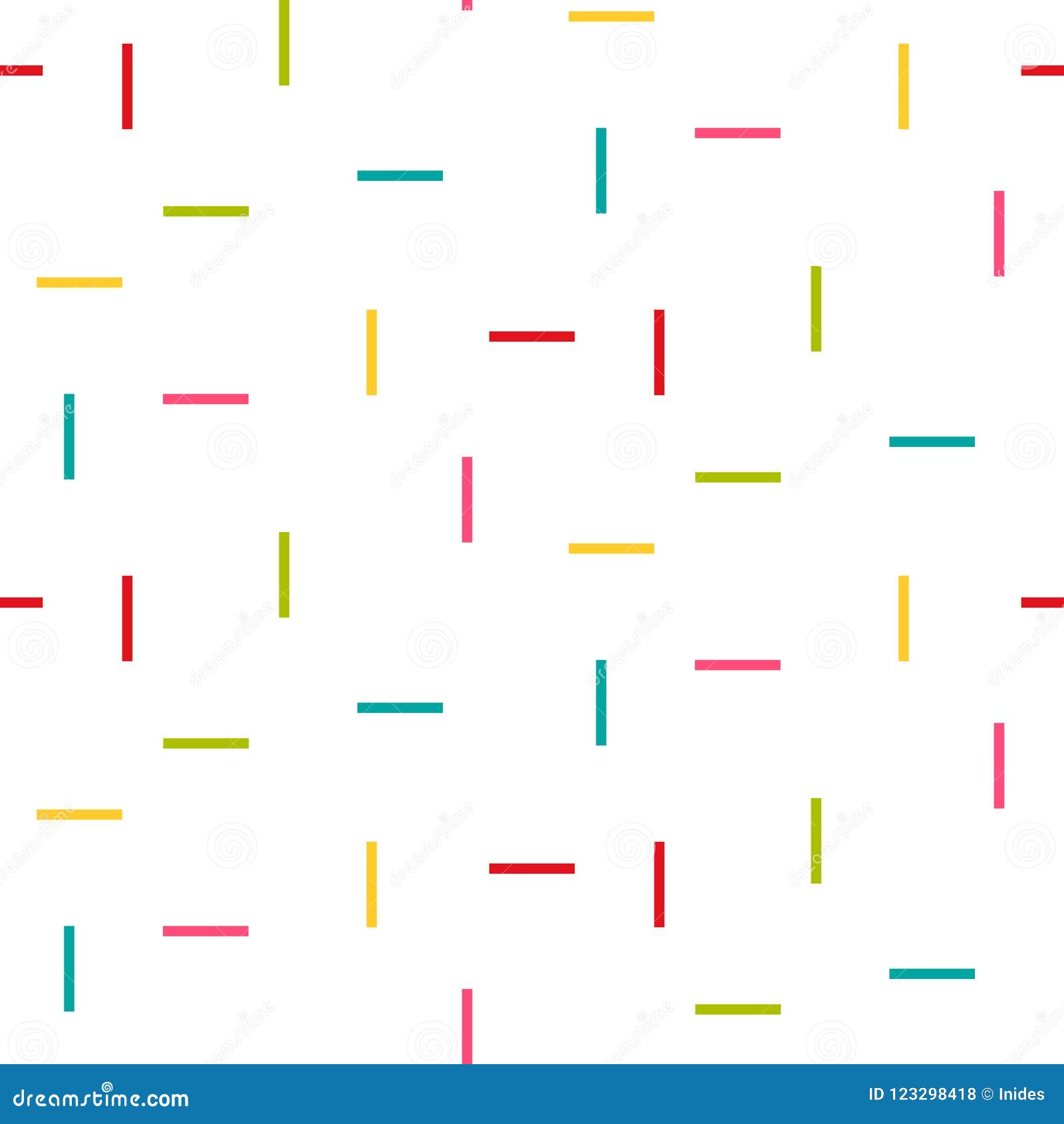 Line Rectangle Sticks Shapes Tiny Seamless Vector Pattern. Stock Vector ...