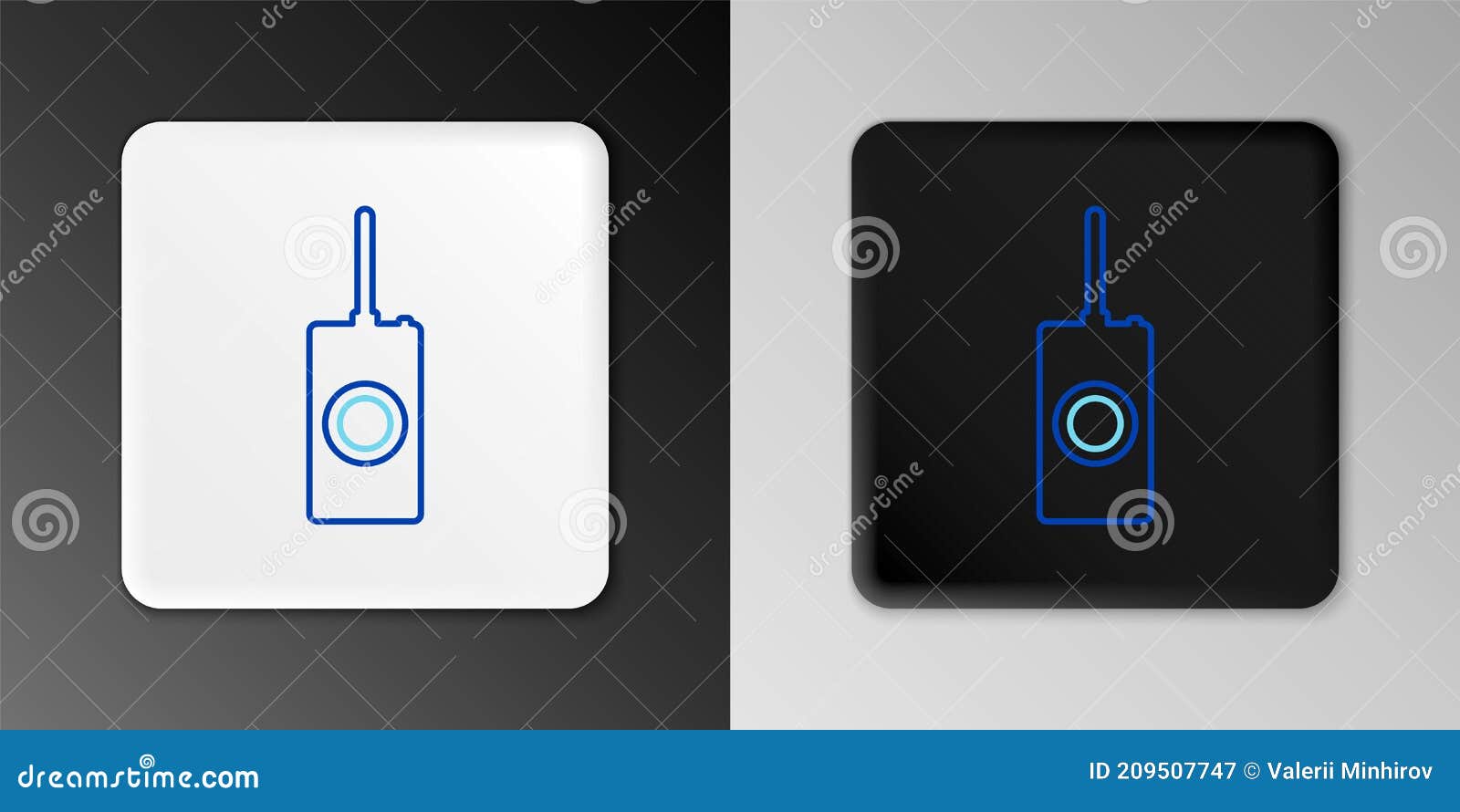 Line Remote Control Icon Isolated on Grey Background. Colorful Outline ...