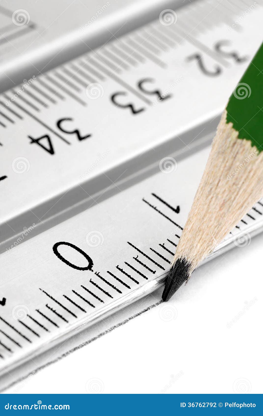 Line the ruler. stock photo. Image of closeup, long, accurately - 36762792