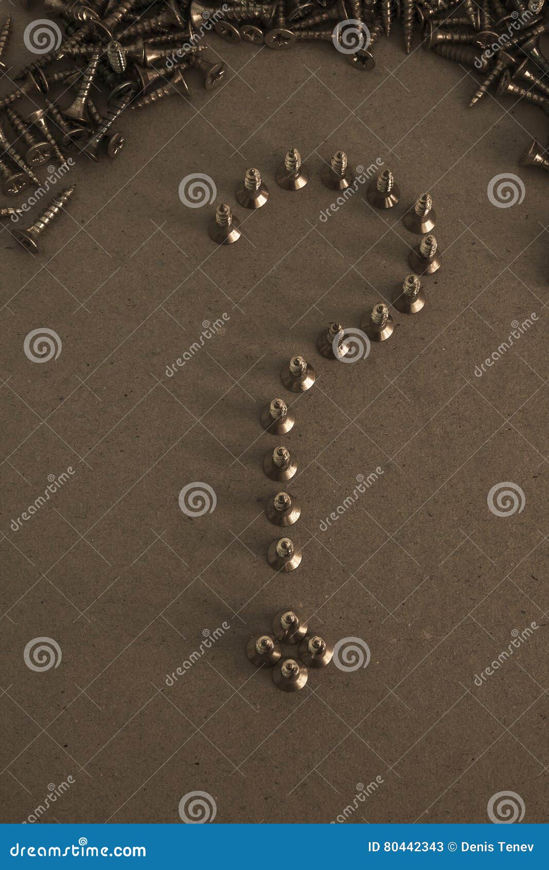 Line of like Question Mark stock image. Image of screws - 80442343
