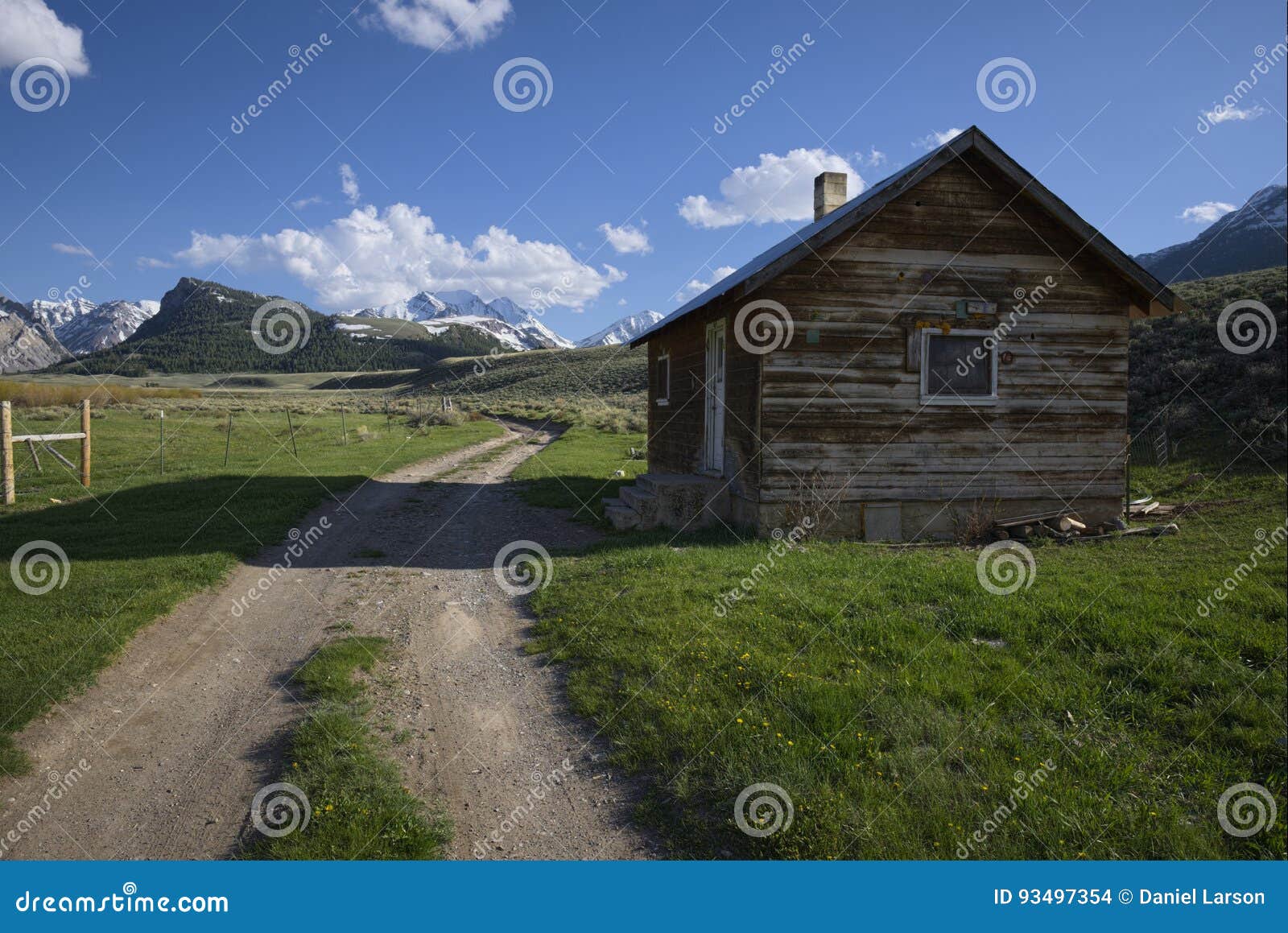 Line Shack in the Lost River Range Stock Photo - Image of pahsimeroi ...