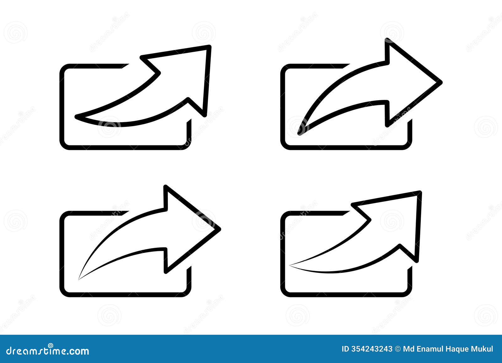 File With An Outward Arrow Vector Icon | CartoonDealer.com #322496619