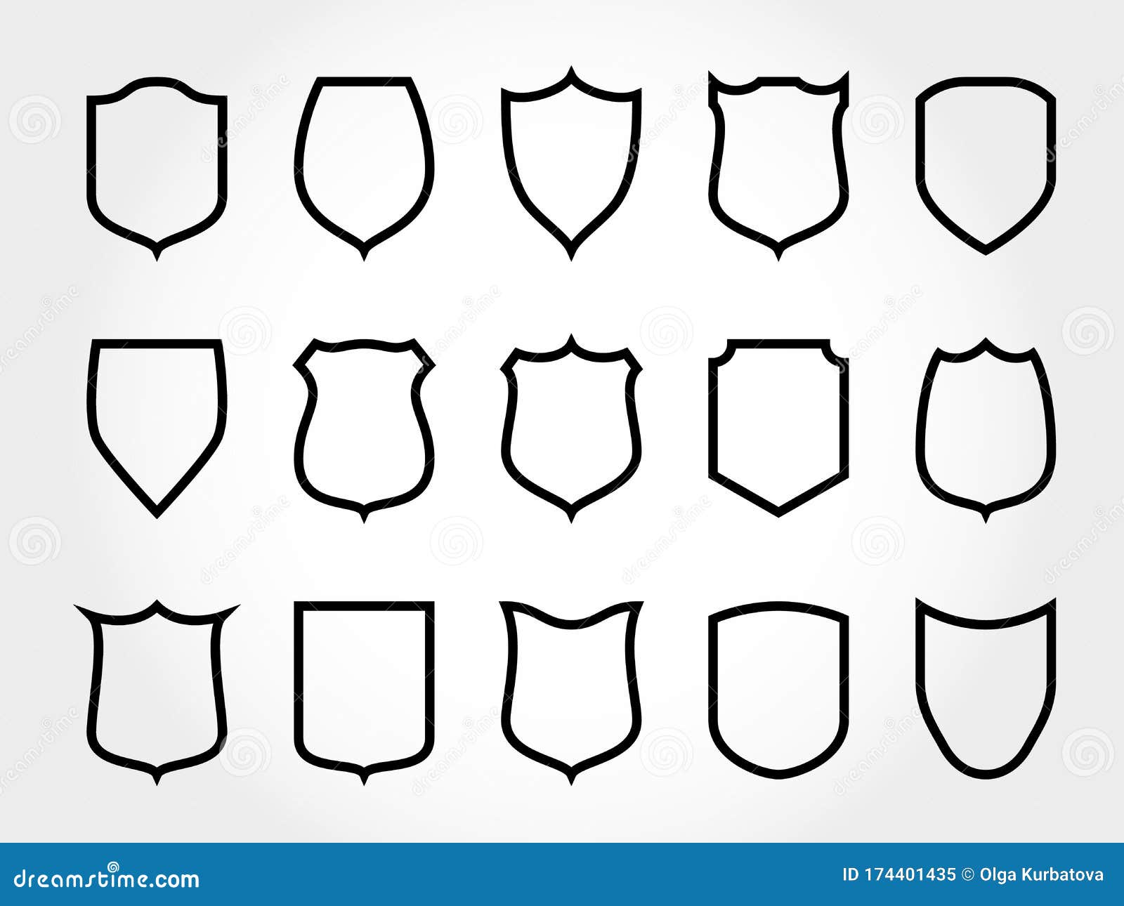 Line Shield Icon Vector Collage | CartoonDealer.com #214440903