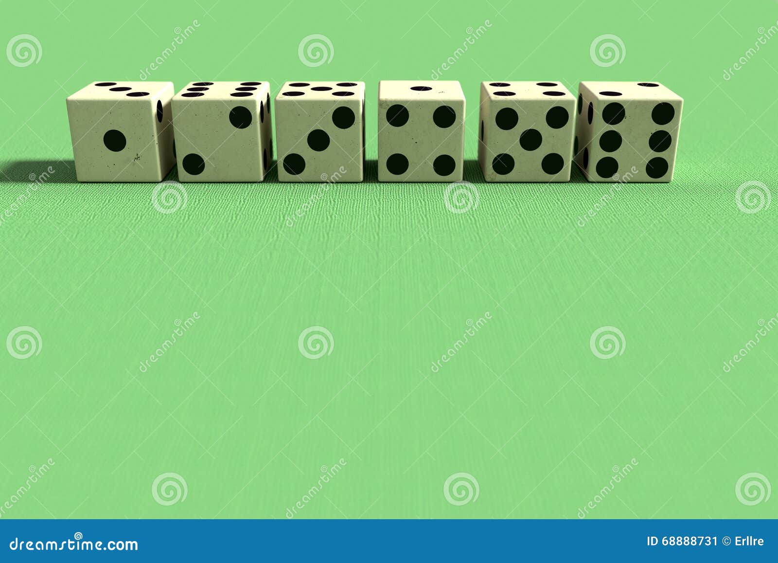 3 Dimensional Dice Cube Sliced On A Plane In The Shape Of Cross Vector ...