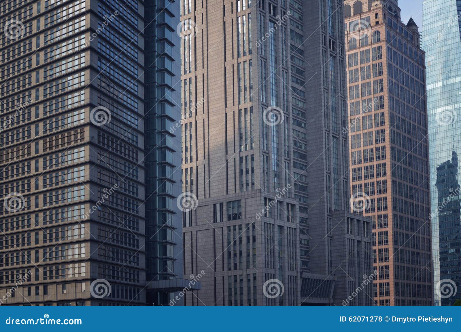 The line of skyscrapers stock photo. Image of megalopolis - 62071278