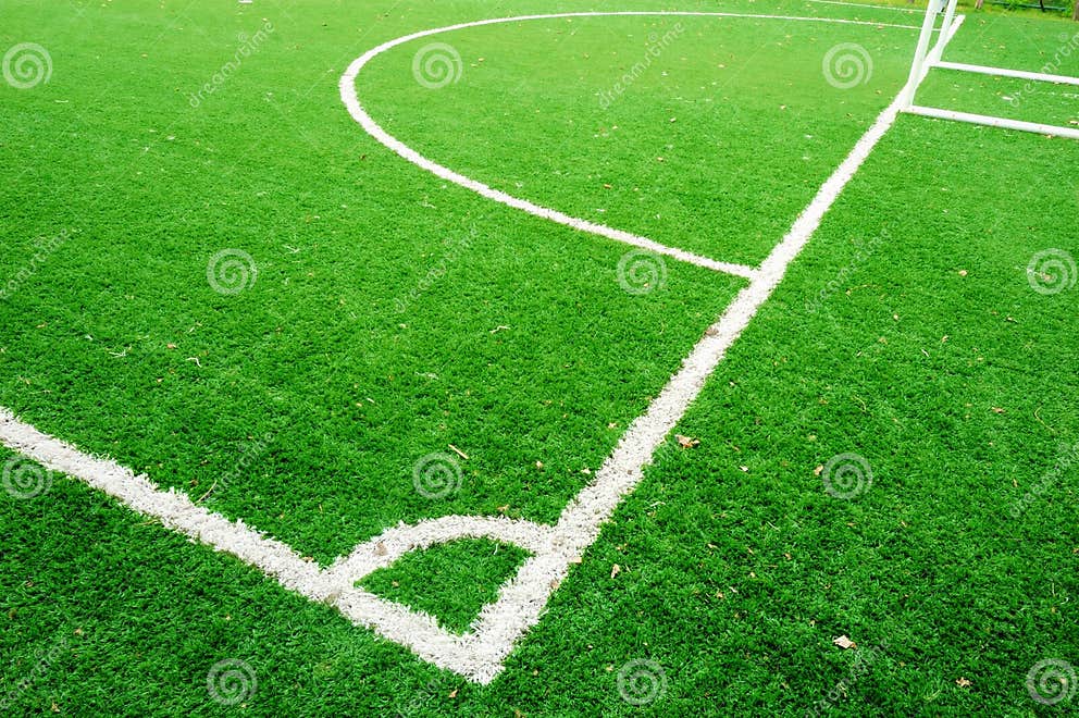 Line on soccer field stock image. Image of stadium, outdoors - 10904303