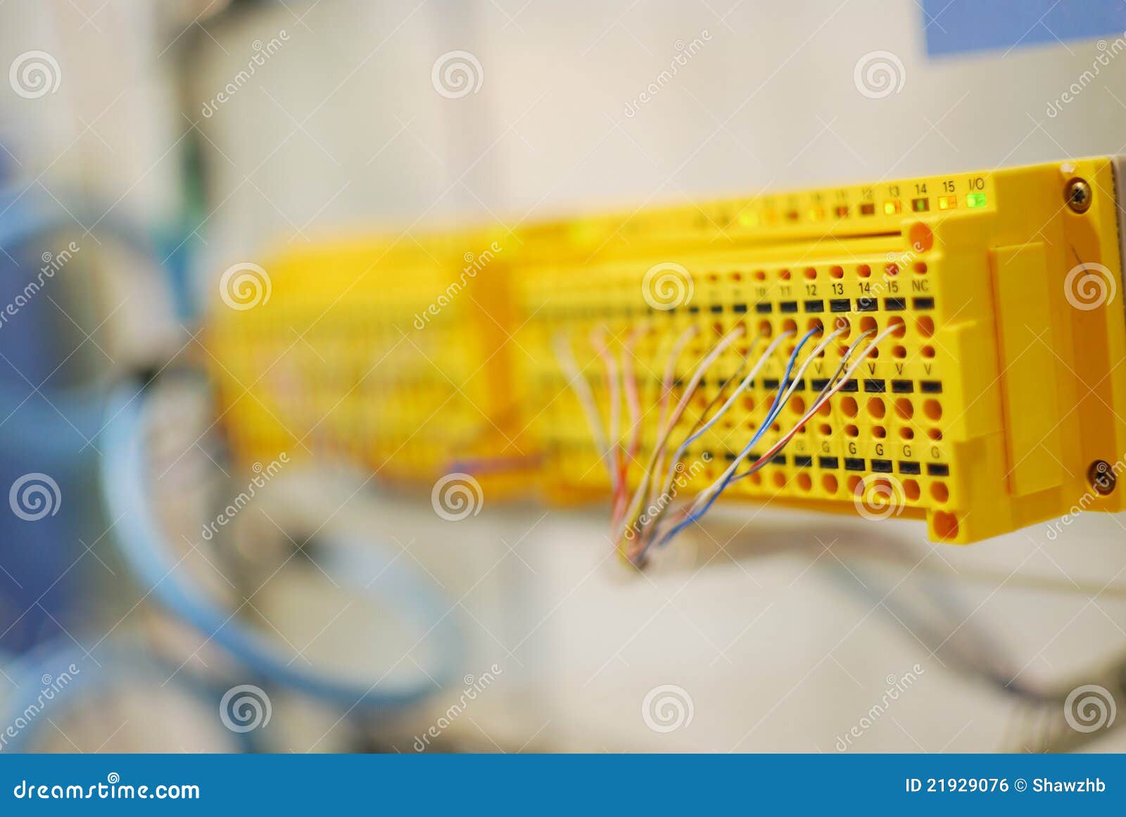 Line Socket Socketing in Automation Industry Stock Photo - Image of ...