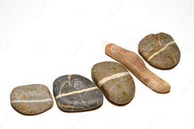 Line on stones stock photo. Image of blocked, pebbles - 10317188