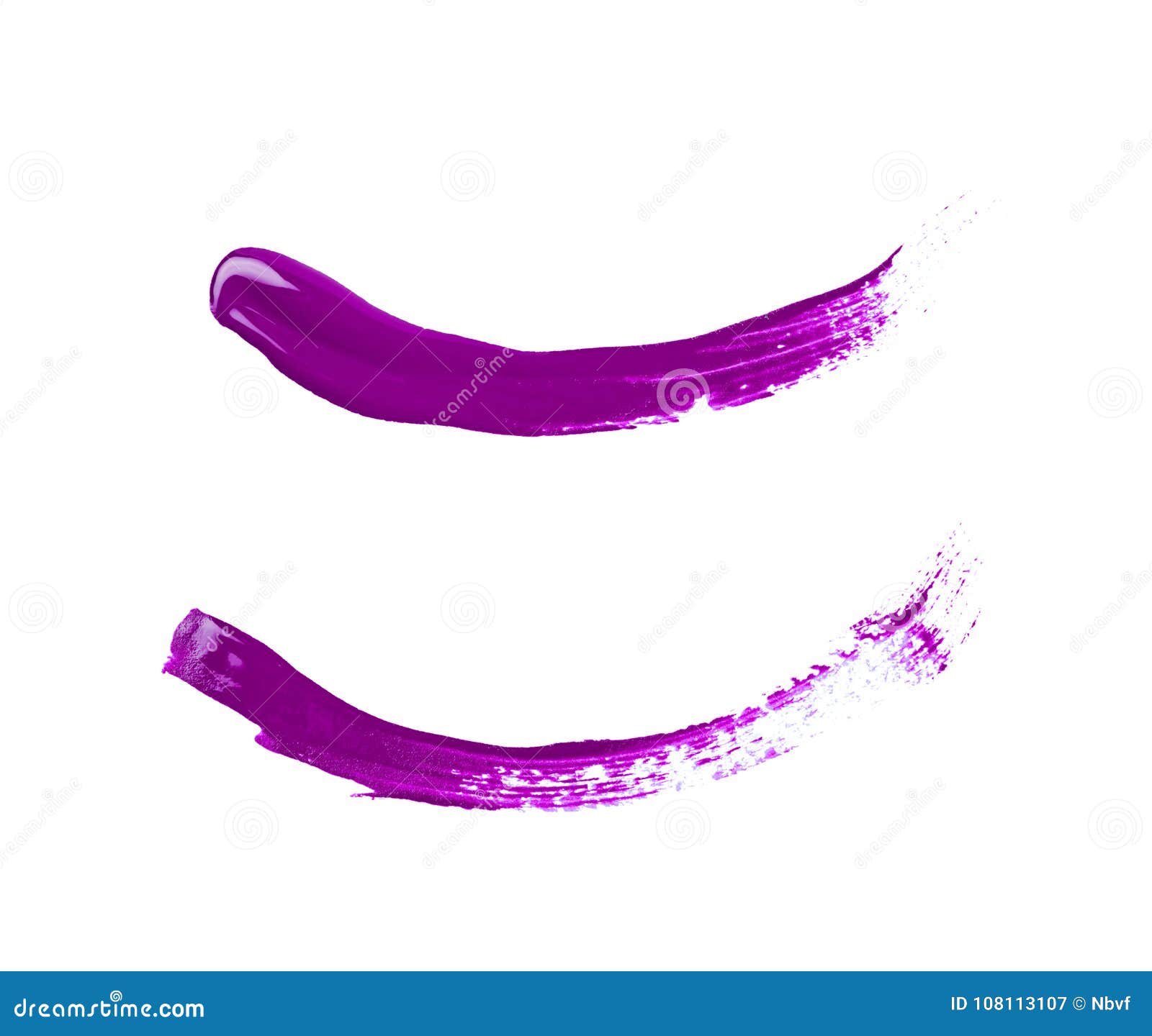 Line Stroke of Paint Isolated Stock Image - Image of drawn, paintbrush ...