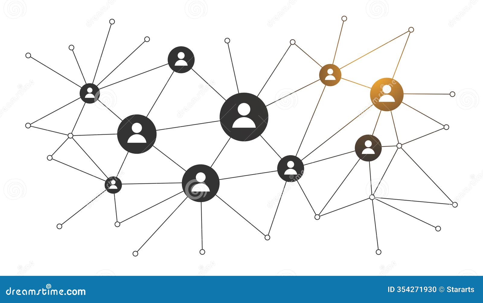 Line Style People Web Community Connection Background Stock ...