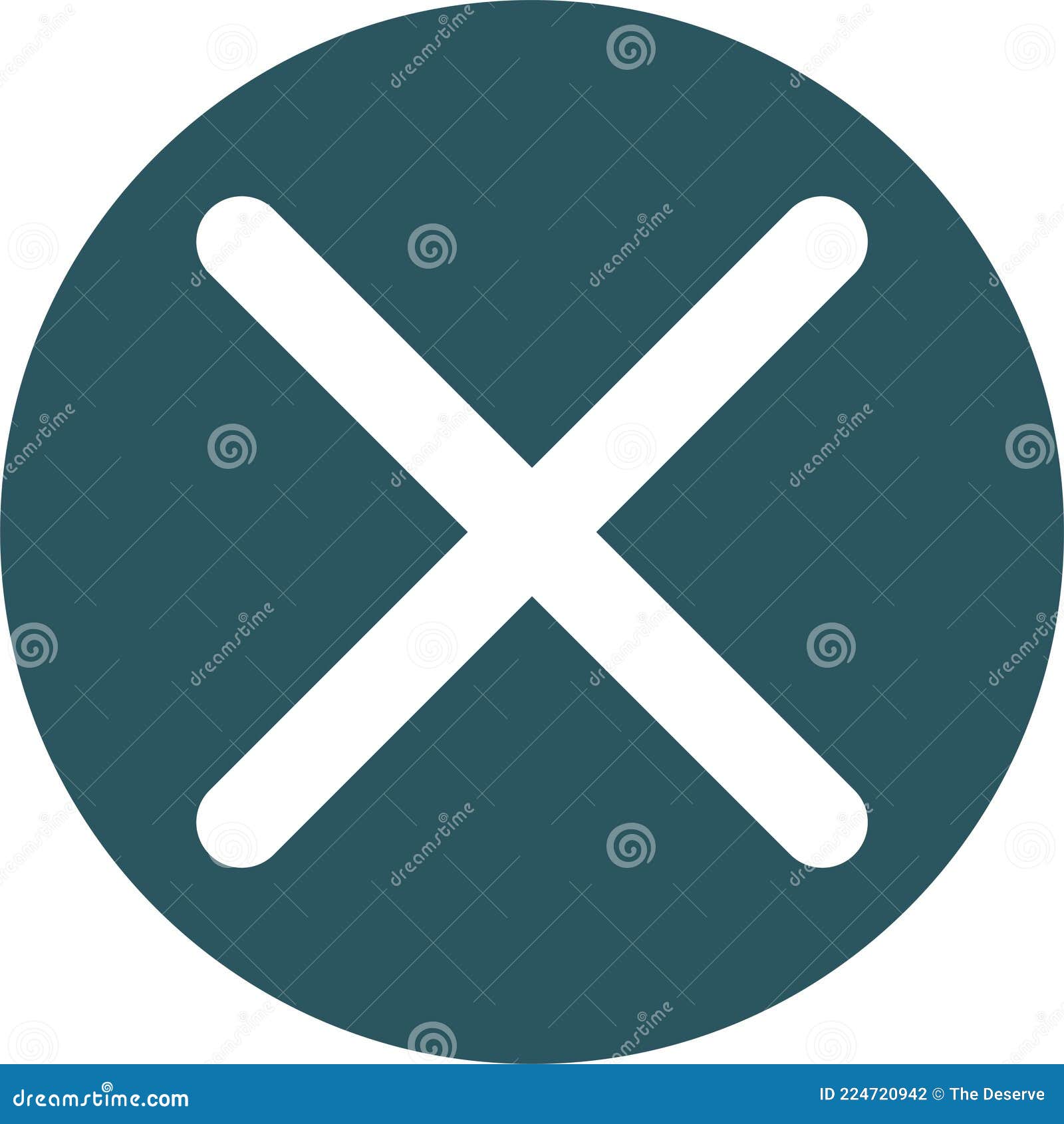 Crossline Style Vector Icon Which Can Easily Modify or Edit it for ...