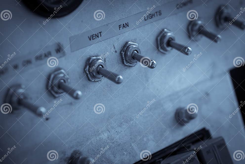 Line of switches stock photo. Image of electrical, system - 71896908