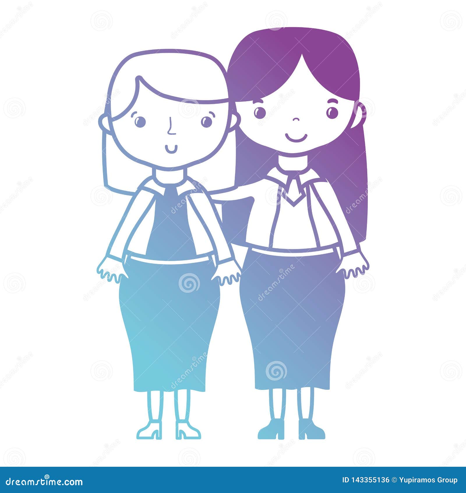 Line Teacher with Student To Class Education Lesson Stock Vector ...