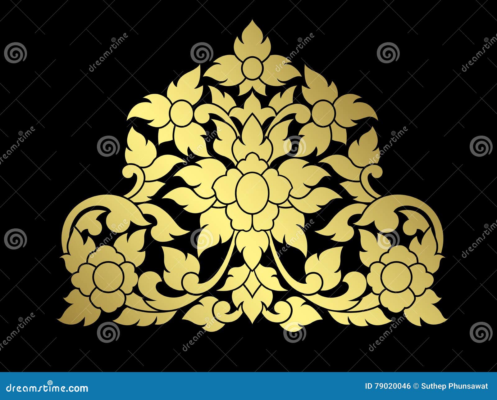 Line Thai Abstract Background ,Vector Stock Vector - Illustration of ...
