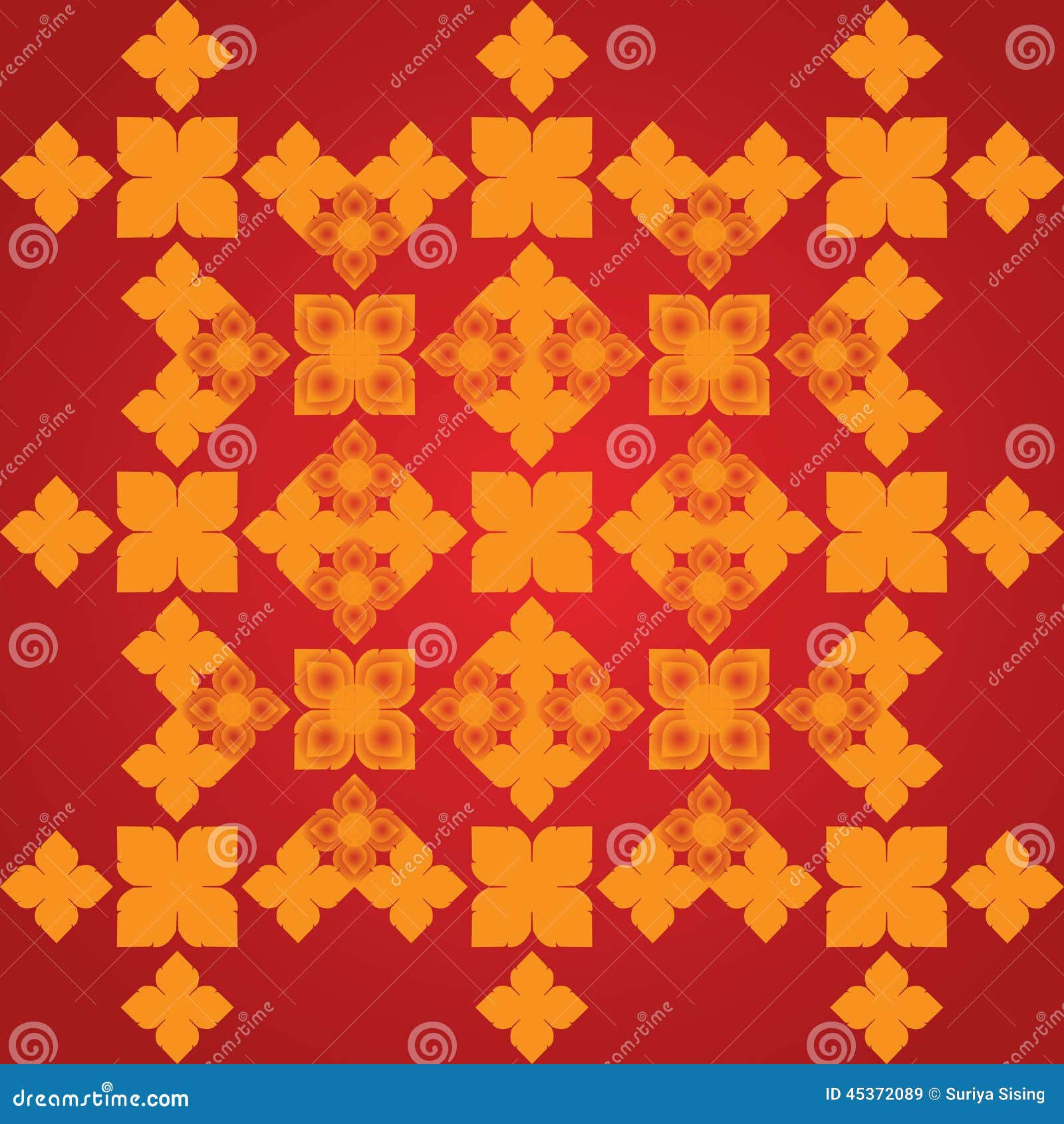 Line Thai Art Vector Artistic of Traditional Line Thai. Stock Vector ...