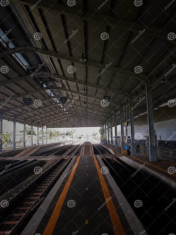 Line tracker of the train stock photo. Image of platform - 337831956