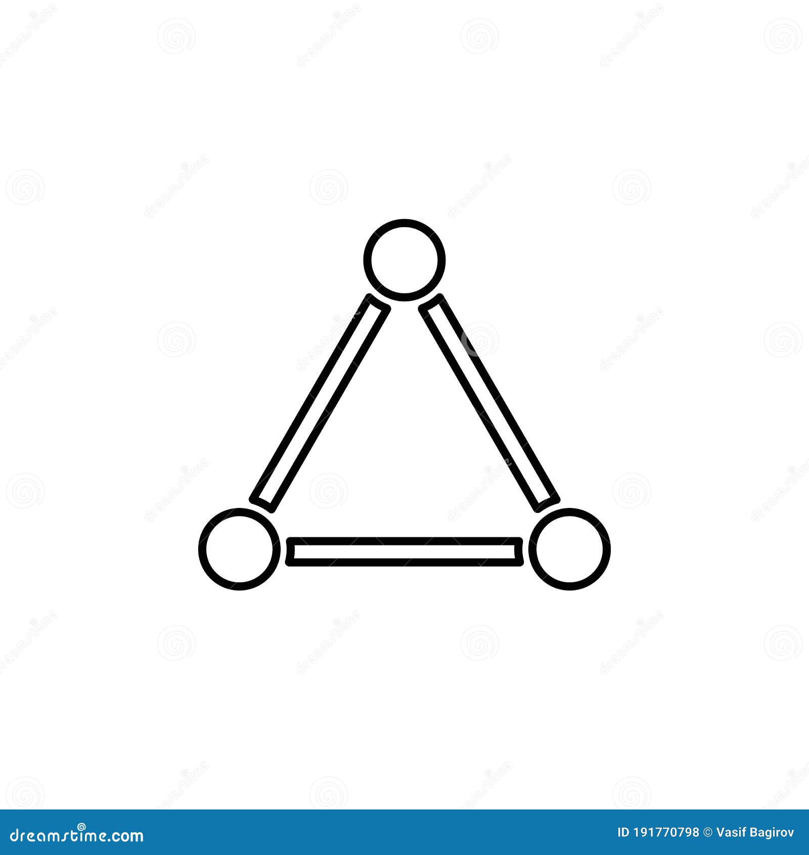 Line Vector Icon Connection, Network. Outline Vector Icon Stock ...