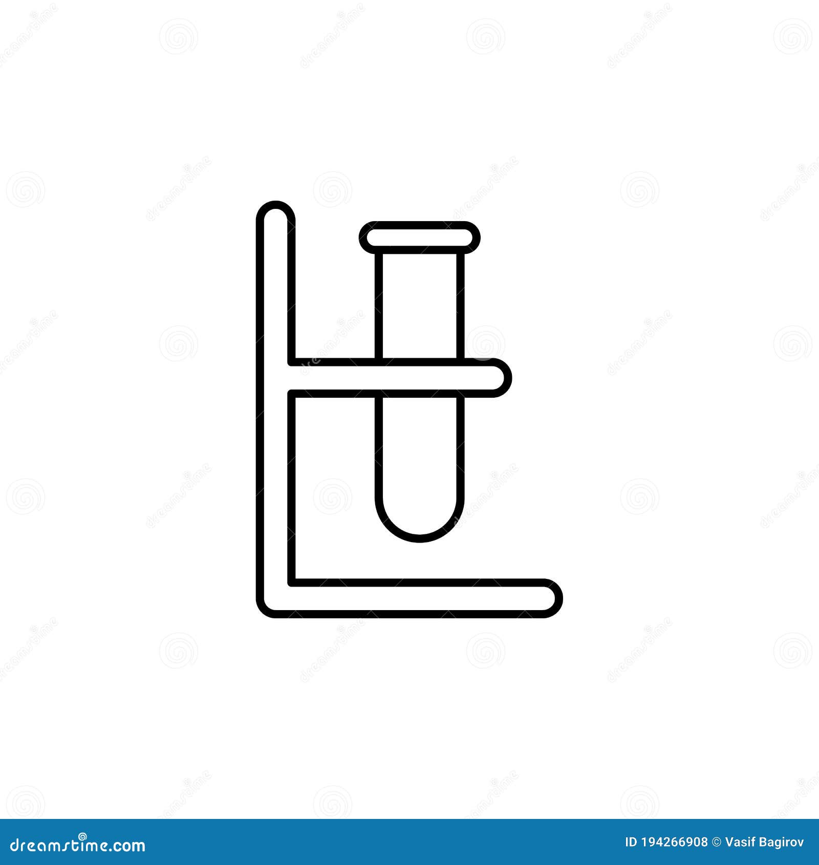 Line Vector Icon Lab Glassware. Outline Vector Icon Stock Illustration ...
