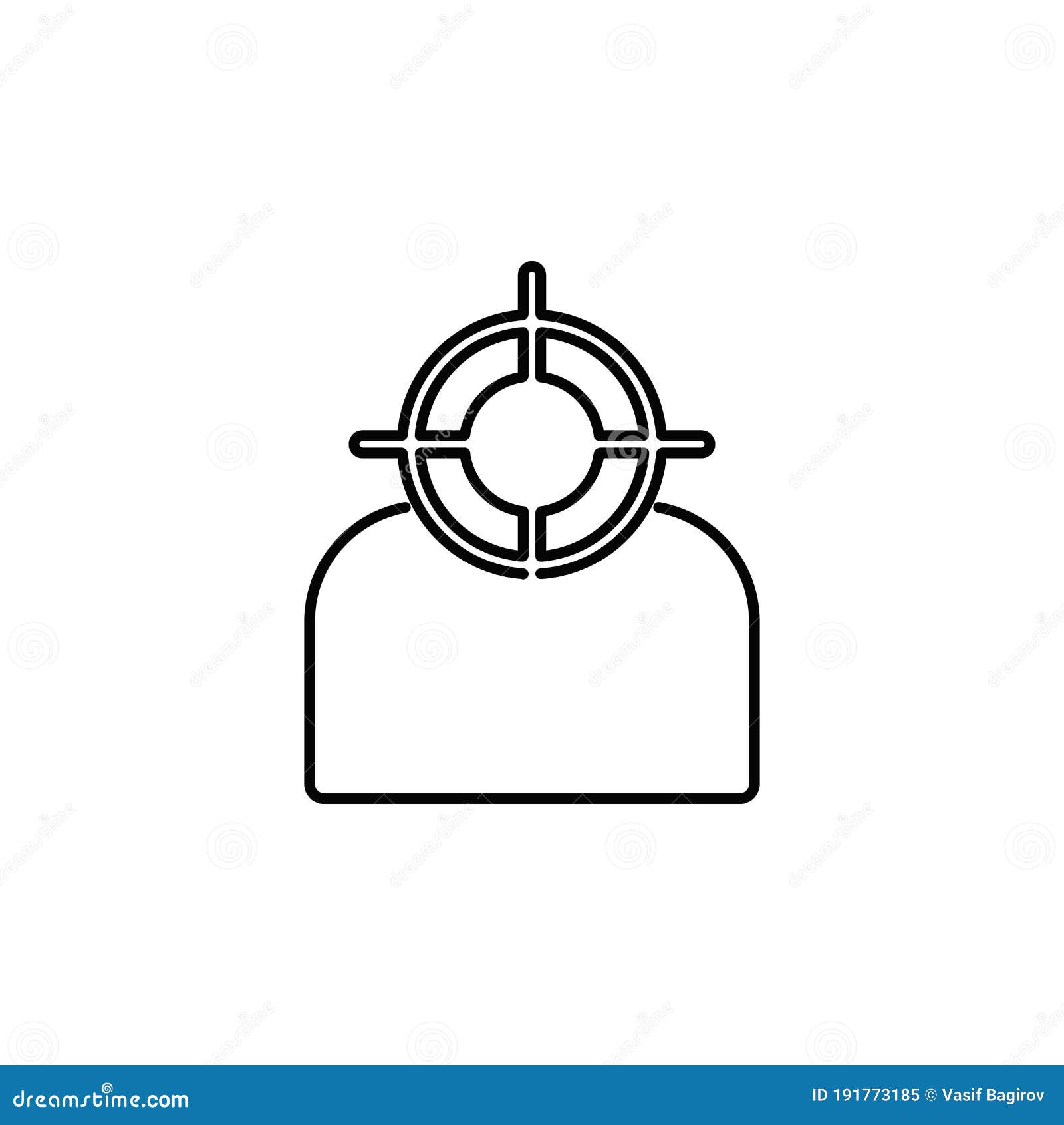 Target, User Yellow Neon Icon .Transparent Background. Yellow Neon ...