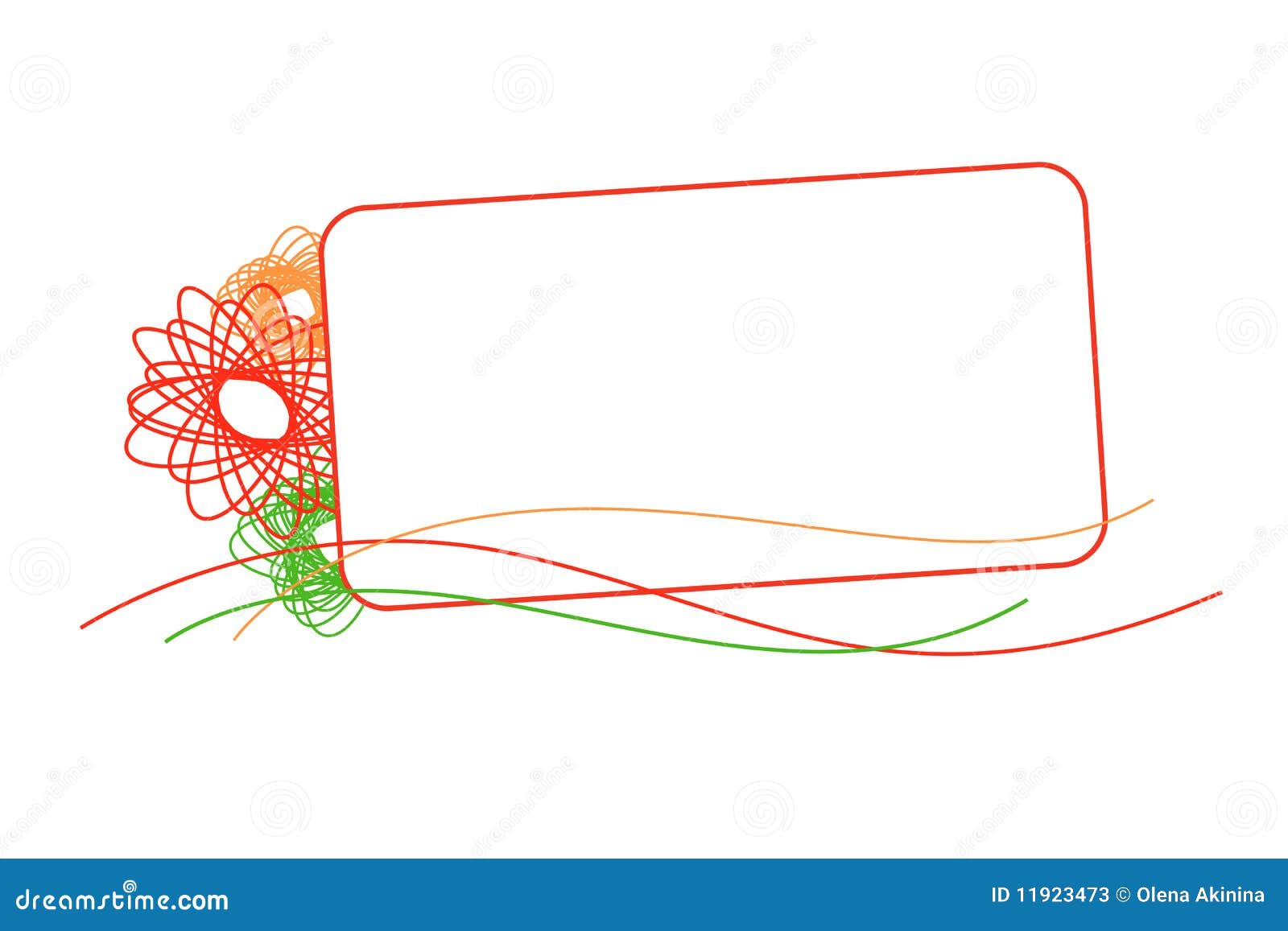 Line vignette stock vector. Illustration of natural, stylized - 11923473