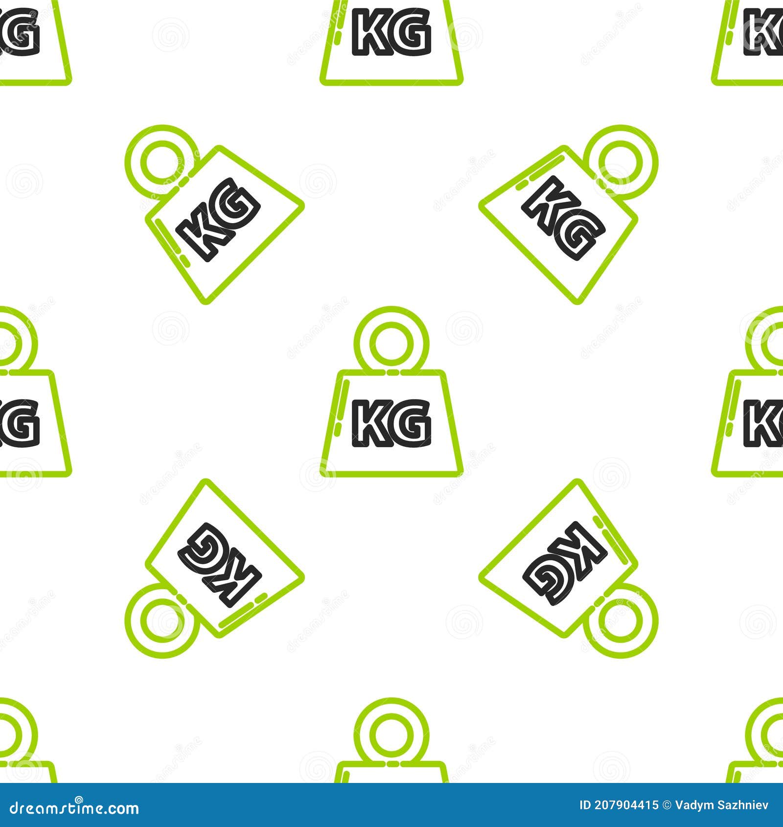 Line Weight Icon Isolated Seamless Pattern on White Background ...