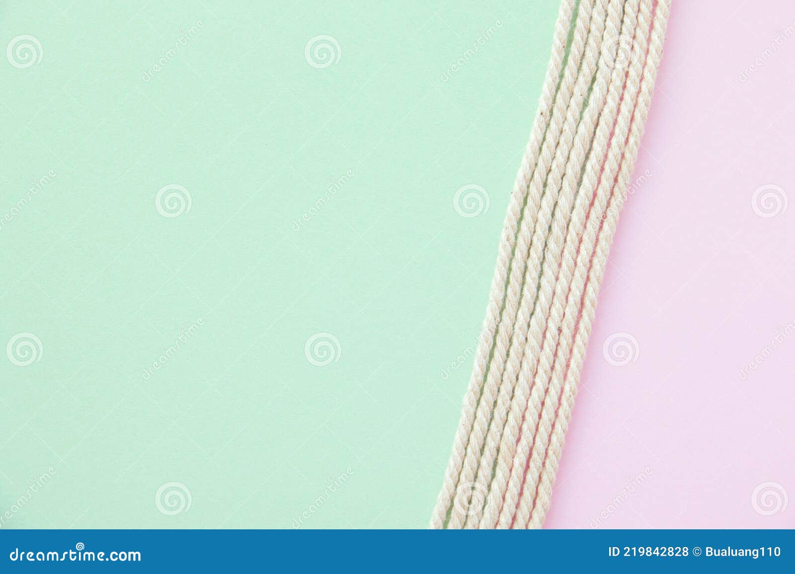 Line White Ropes on Two Tone Color Background. Stock Photo - Image of ...