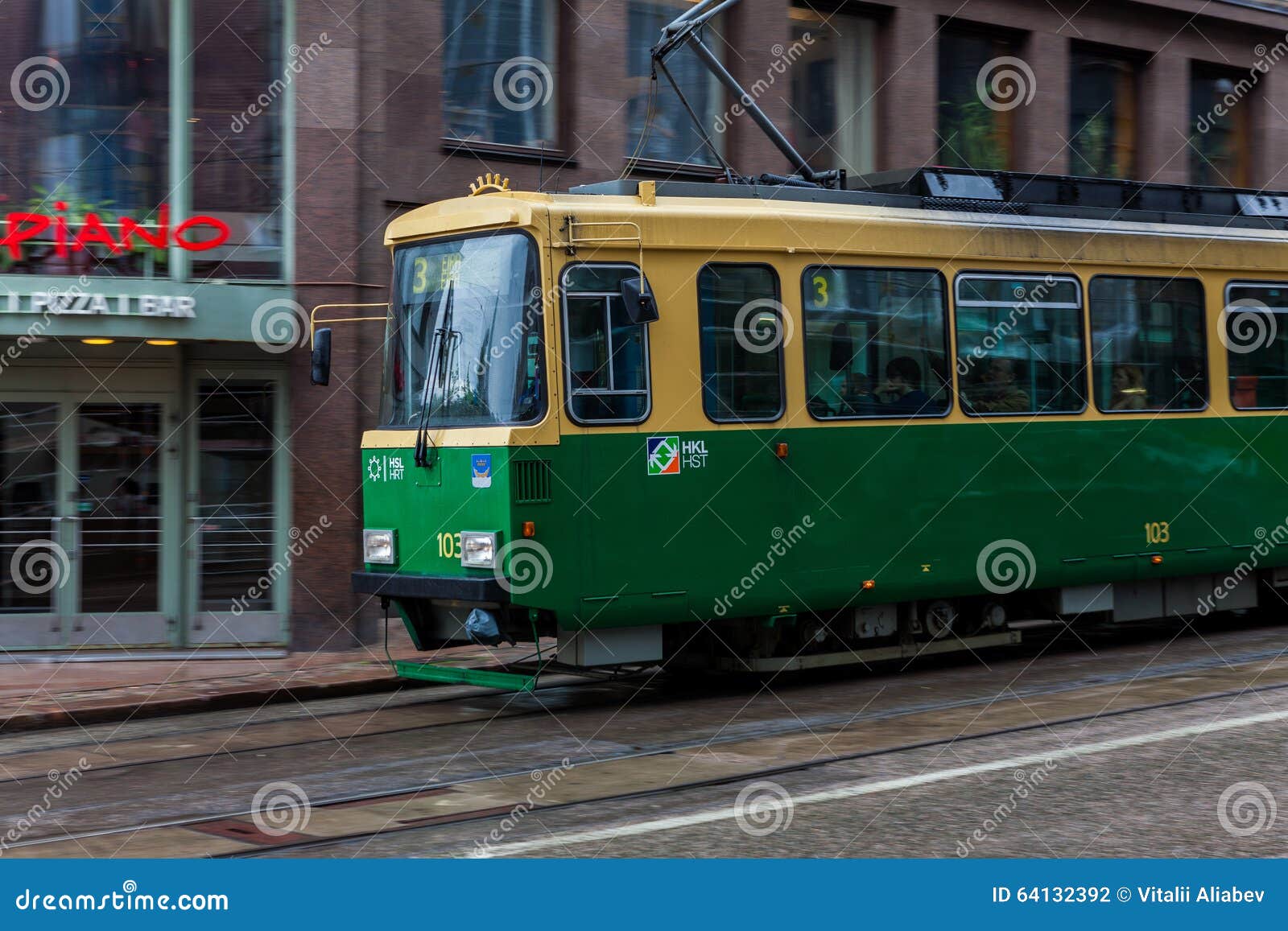 Linea Del Tram a Helsinki Finland Fotografia Editoriale - Immagine di ...