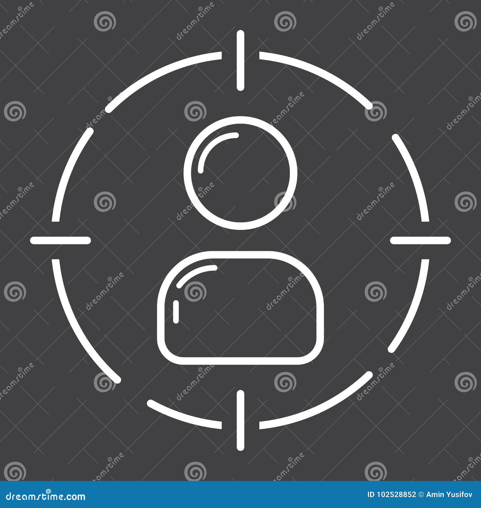 Linea Icona, Seo E Sviluppo Dei Destinatari Illustrazione Vettoriale ...