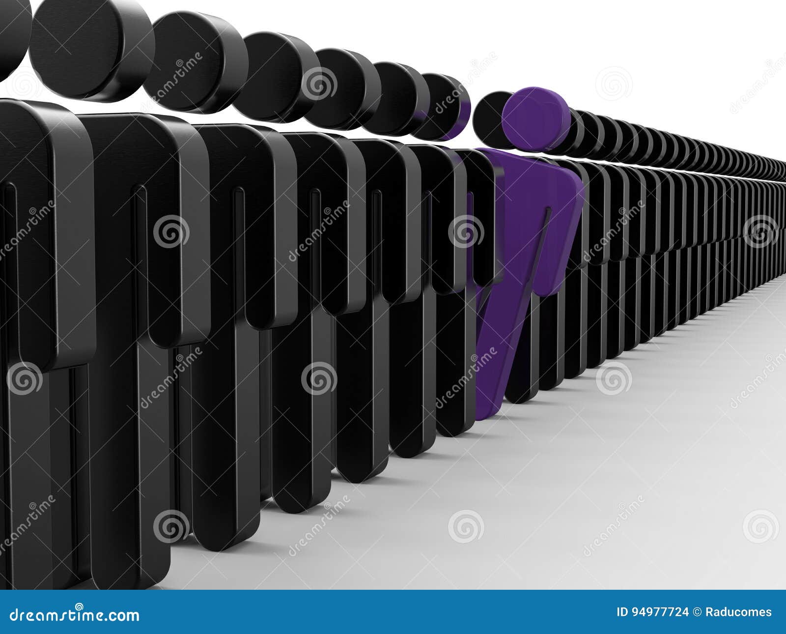 Linea lunga della coda illustrazione di stock. Illustrazione di profilo ...