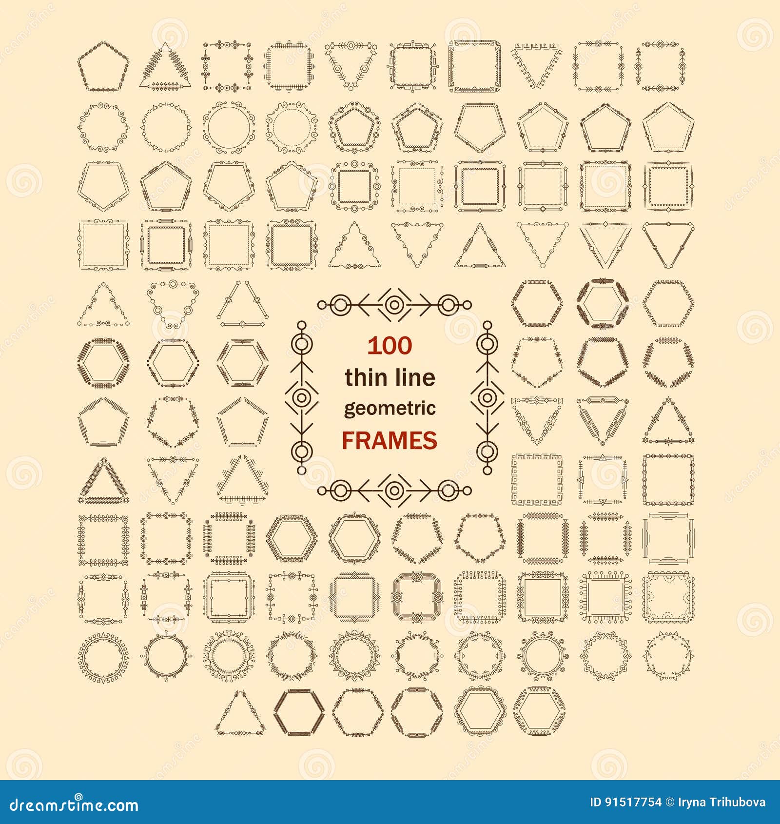 Linea Sottile Strutture Geometriche Moderne Di Vettore Illustrazione ...