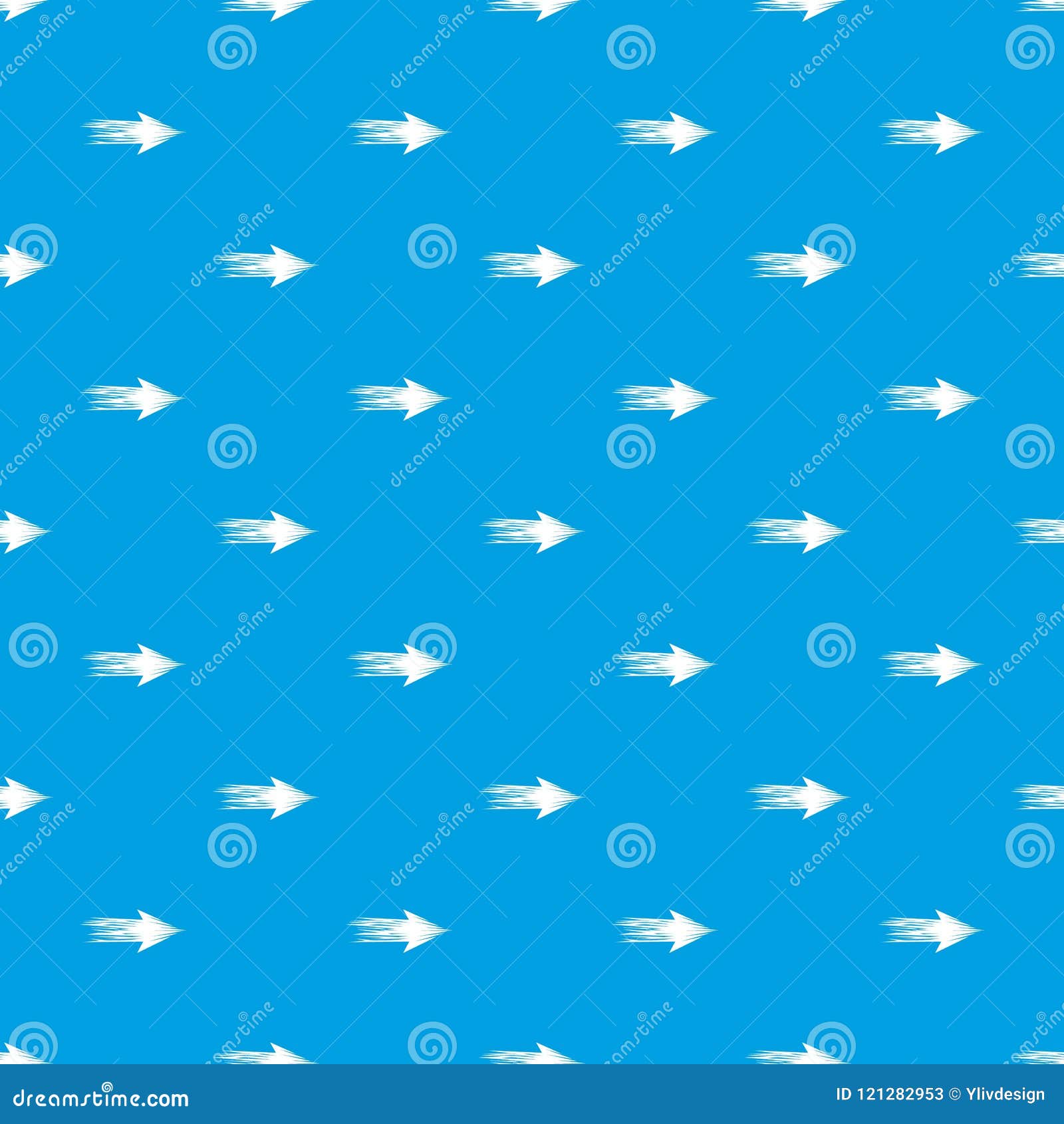 Linear Abstract Arrow Pattern Vector Seamless Blue Stock Vector ...