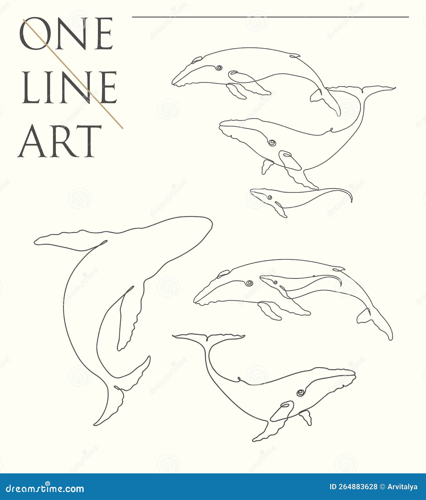 Whale outline stock vector. Illustration of icon, drawing - 264883628