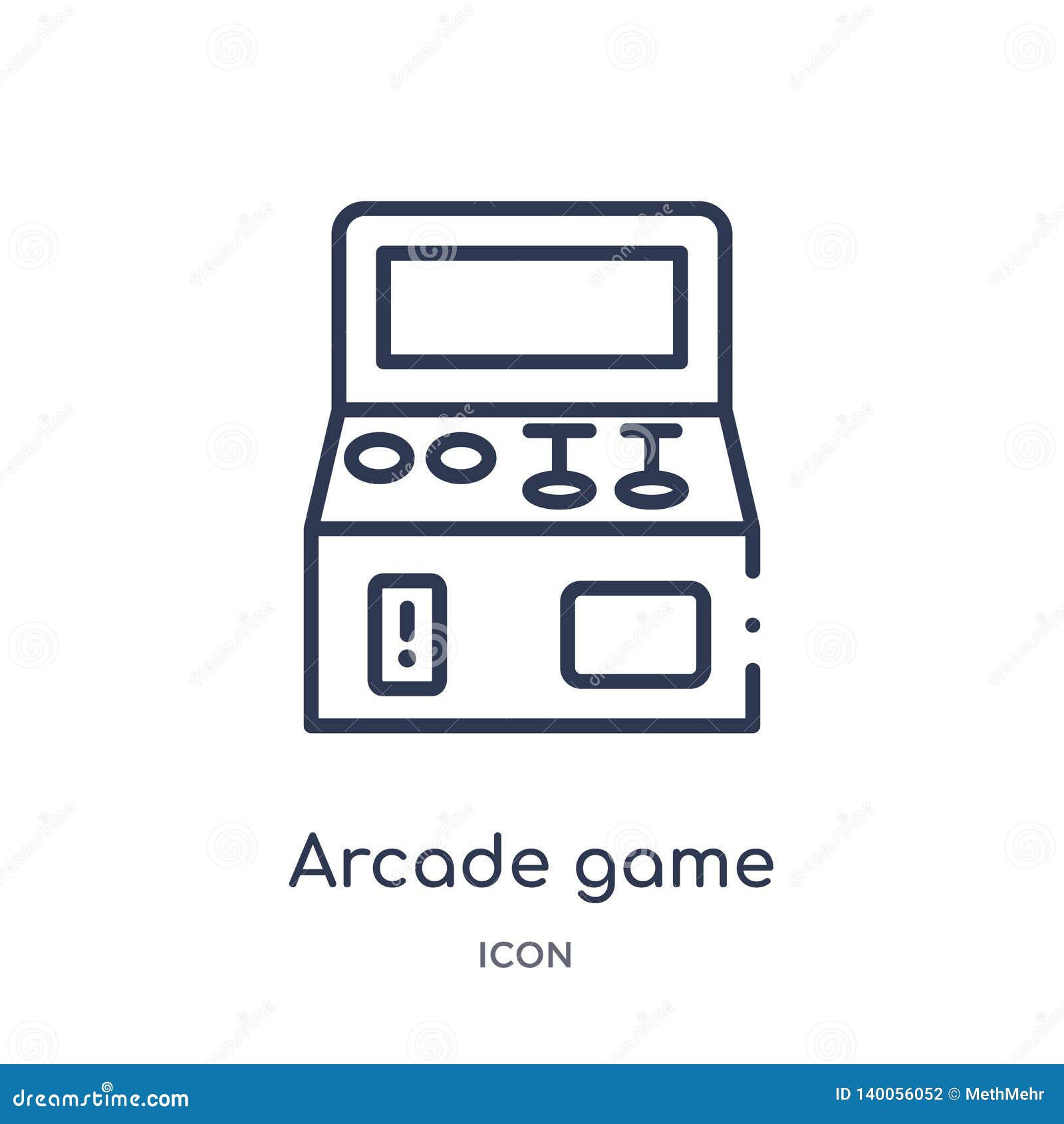 Linear Arcade Game Icon from Entertainment and Arcade Outline ... Linear Arcade Game Icon from Entertainment and Arcade Outline ...